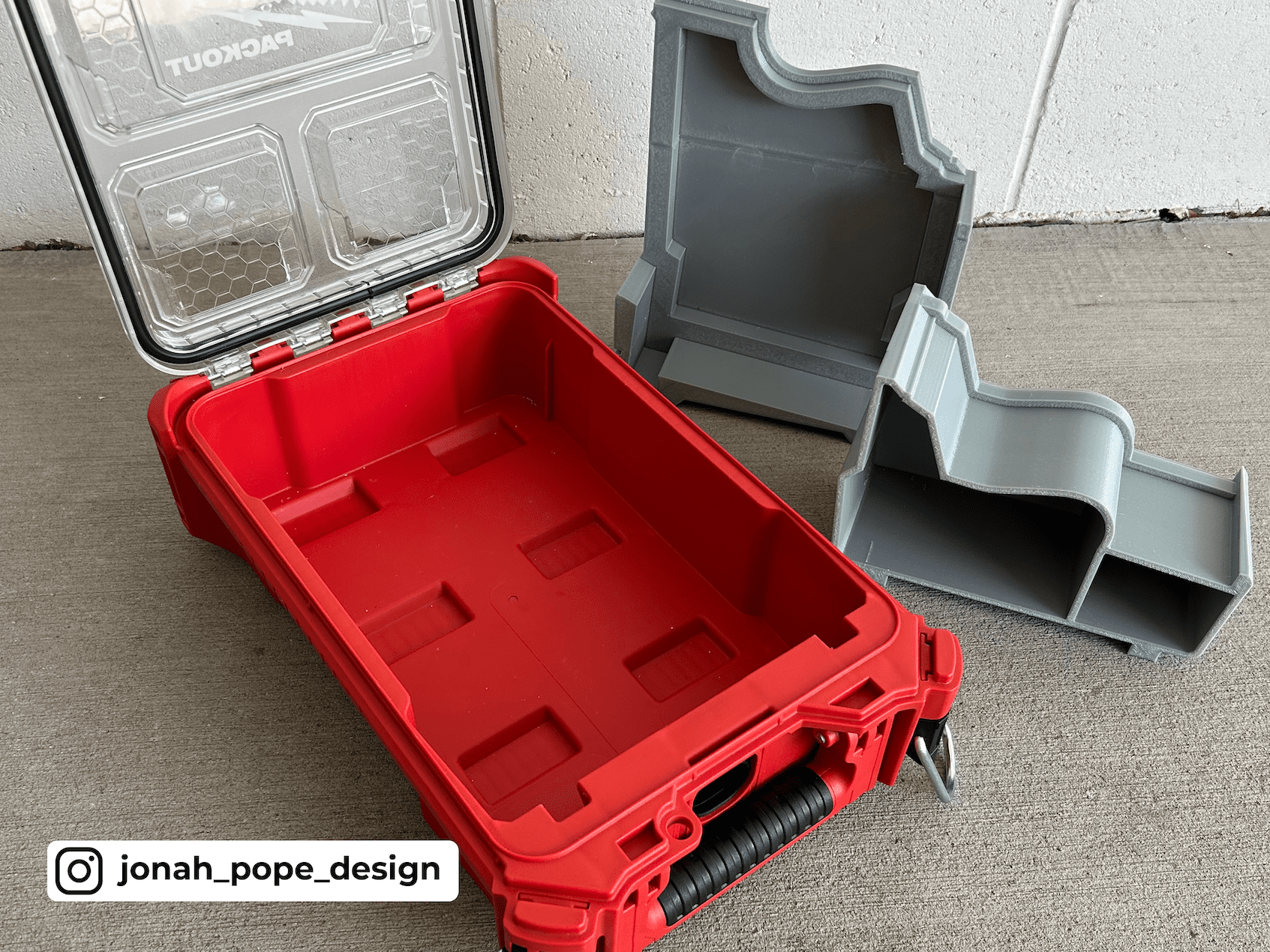 M12 Pin Nailer Storage Insert for Milwaukee Packout Organiser (INSERTS ...