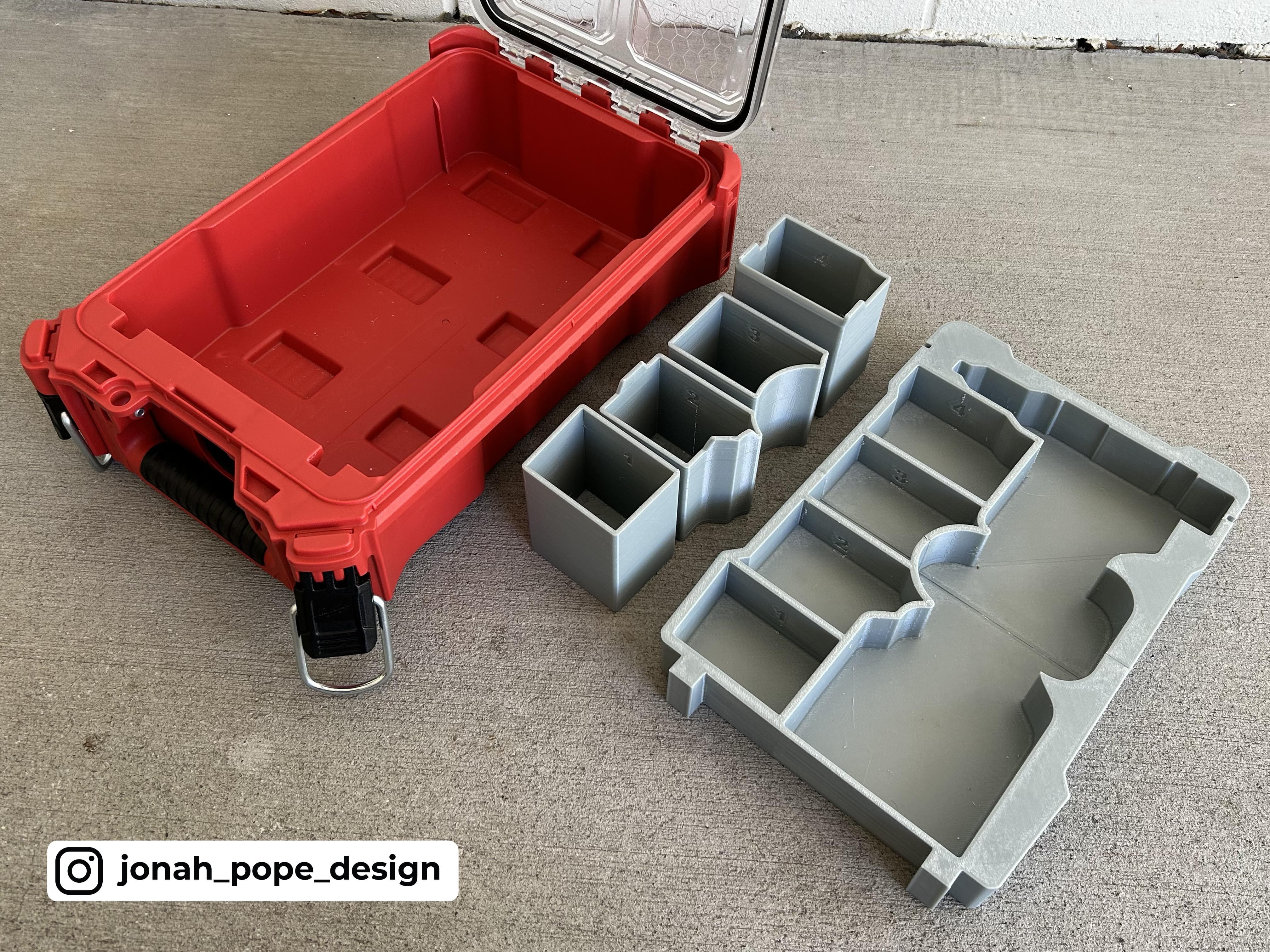 M12 Rivet Gun Storage Insert for Milwaukee Packout Organiser (INSERTS ...