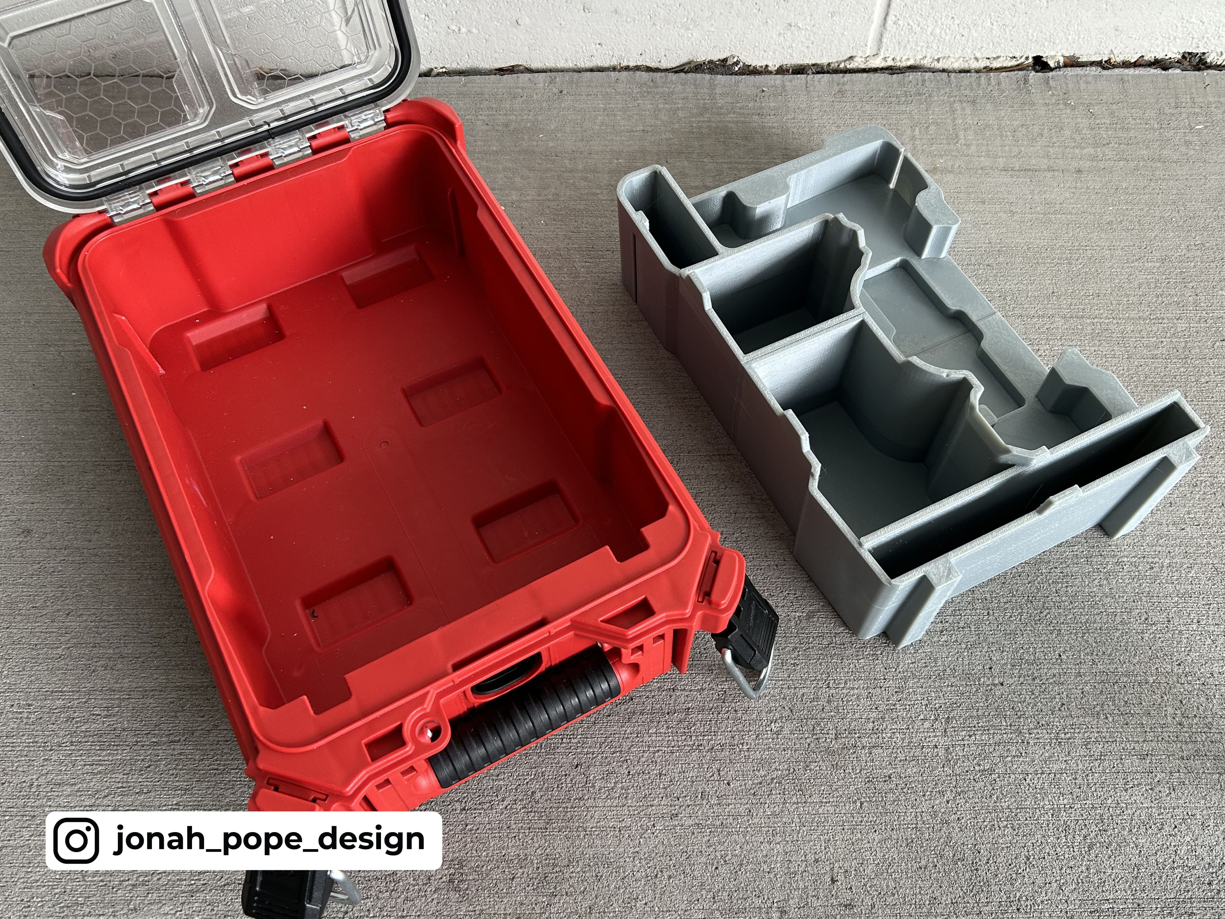 M12 Die Grinder Storage Insert for Milwaukee Packout Organiser (INSERTS ...